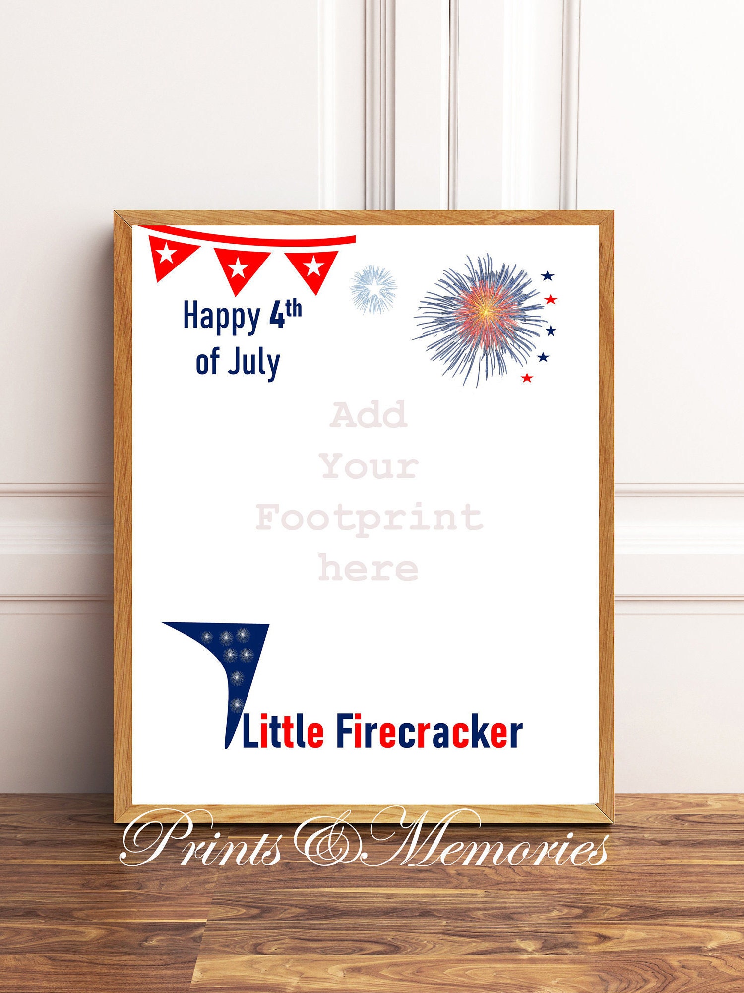Fireworks Craft Handprint Art 4th of July Activity for Kids - Etsy