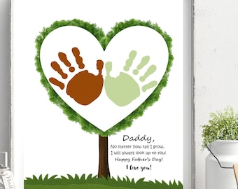 Handprint Tree Art, Toddler Handprint, DIY Kid Craft, No Matter How ...