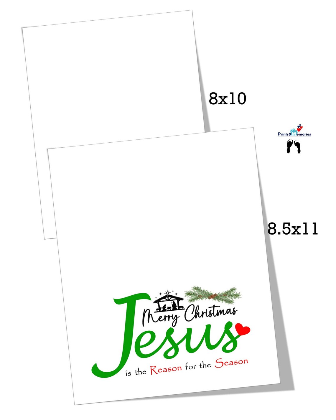 Christmas Handprint Art. Jesus is the Reason for the Season - Etsy