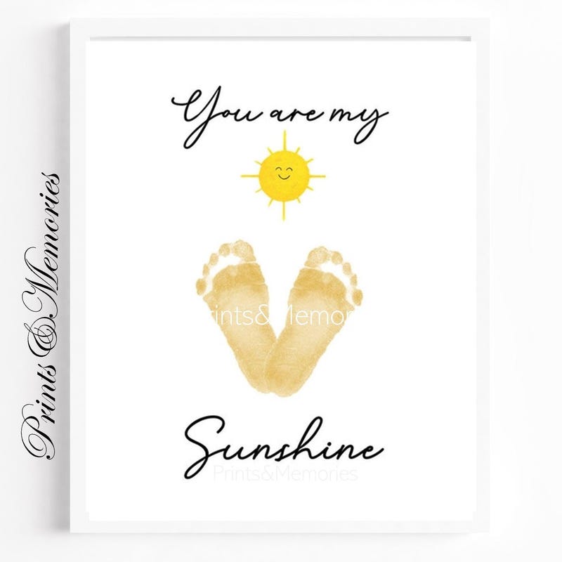 You Are My Sunshine Handprint - Etsy