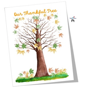 Thankful Tree, Thanksgiving Craft for Kid, Baby Toddler, Tree ...