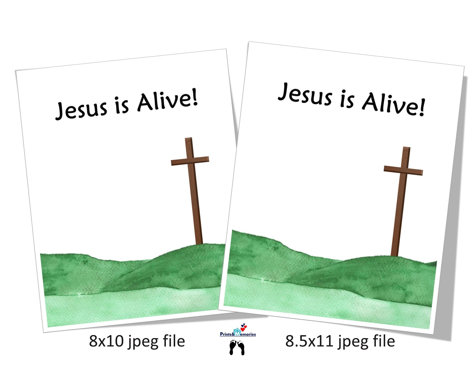 Jesus is Alive Easter Craft Handprint Art He is Risen - Etsy UK