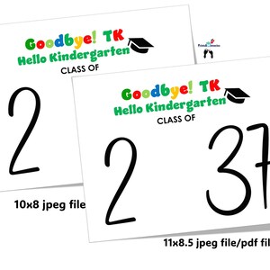 Goodbye TK, Hello Kindergarten, End of School Handprint Keepsake, DIY ...