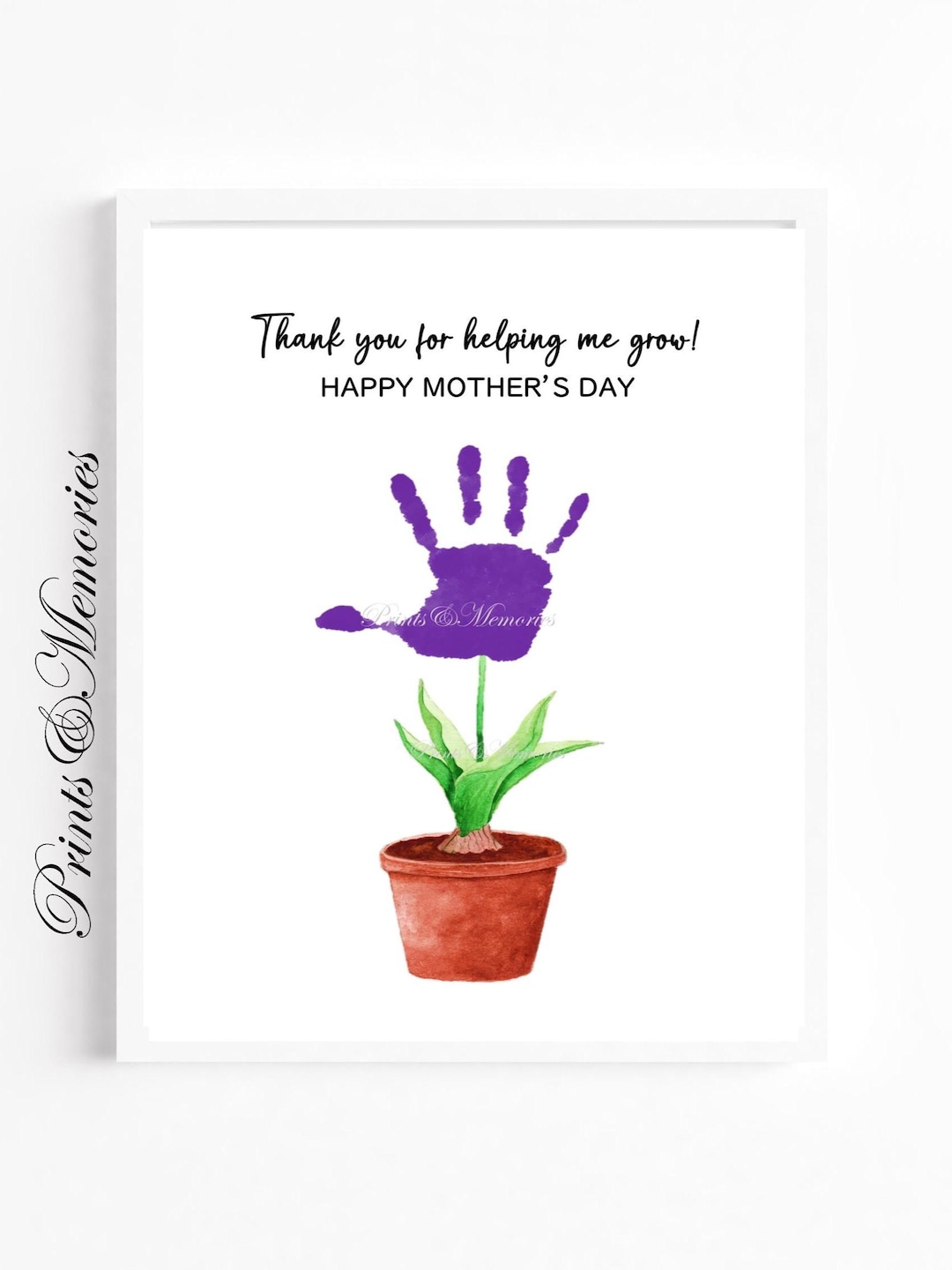 Mother's Day Craft Handprint Art, Flower Handprint, Beautiful Tulips ...