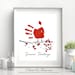 Red Cardinal Handprint Art, Seasons Tweetings Printable, DIY Handprint ...