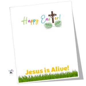 Jesus is Alive, Christ-centered Activity, Easter Craft for Kids, Sunday ...
