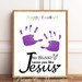 No Bunny Loves You Like Jesus, Easter Handprint Craft for Kids, Happy ...