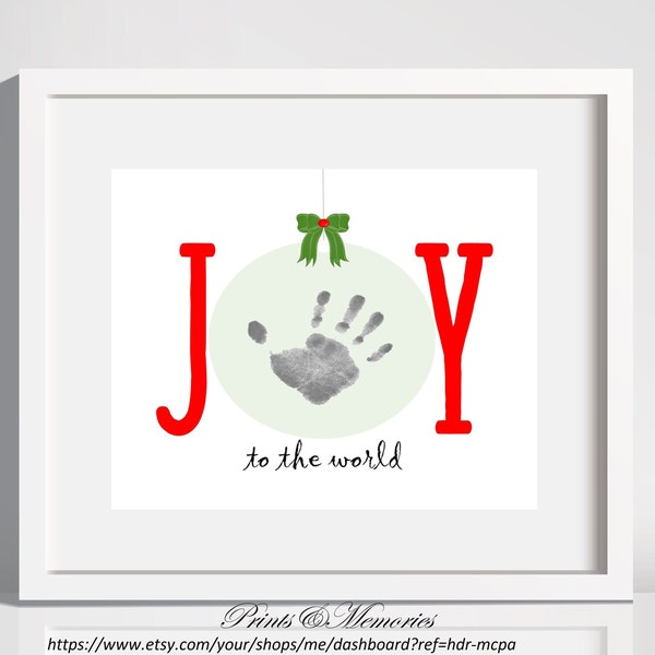 Christmas Handprint - Etsy