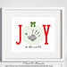 Joy to the World Christmas Handprint/footprint Art Joy - Etsy