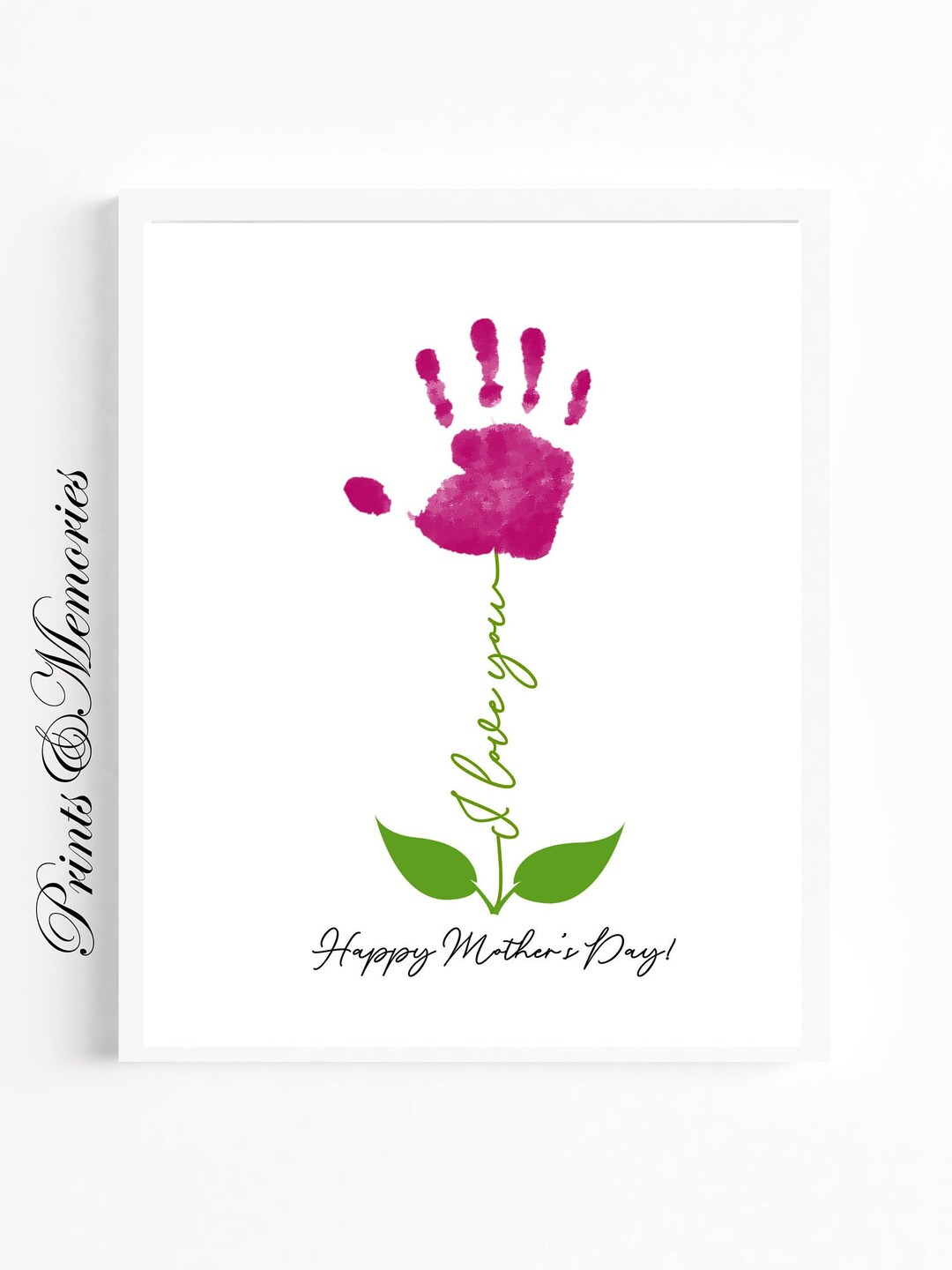 Flower Handprint Art, Mother's Day Craft, Handprint Art Keepsake ...