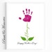 Flower Handprint Art, Mother's Day Craft, Handprint Art Keepsake ...