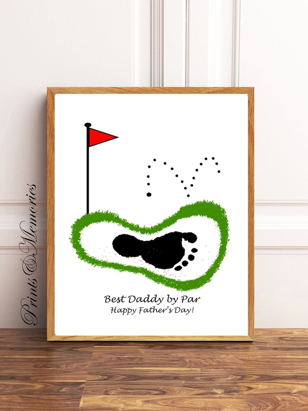 Best Daddy by Par, Golf Footprint, Father's Day Gift for Dad 2023 ...