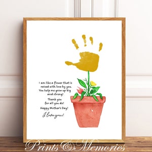 I Am Like a Flower Poem Mother's Day Craft for Kids - Etsy