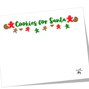 Cookies for Santa Handprint Art, Christmas Craft for Baby Toddler Kid ...