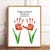 Mother's Day Craft for Kids, Dandelion Fingerprint Art, Mom Gift, I/we ...