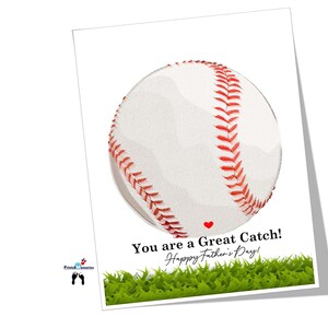Father's Day Craft for Kids, Baseball Handprint Art, Father's Day ...