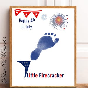 Fireworks Craft, Handprint Art, 4th of July Activity for Kids ...
