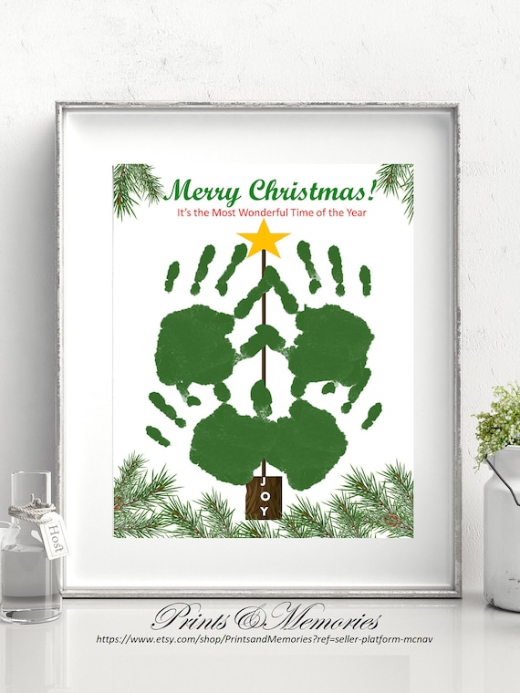 Christmas Tree Handprint Poem