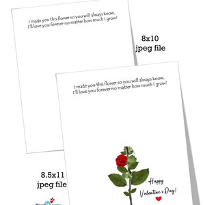 Valentines Handprint Poem, Roses Handprint, Valentine's Day Craft for ...