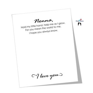 Nonna/nona Handprint Art, Mother's Day/birthday Gift, Nonna Handprint ...