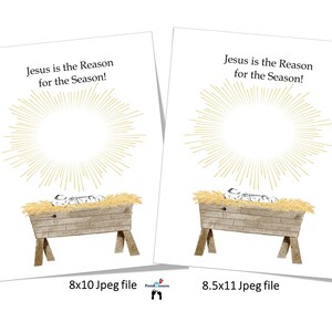 Christmas Christian Nativity Handprint Art, Baby Jesus, Sunday School ...