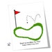 Best Grandpa by Par, Golf Footprint, Father's Day Gift for Grandpa ...