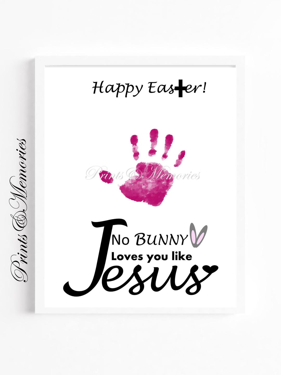 No Bunny Loves You Like Jesus, Easter Handprint Craft for Kids, Happy ...