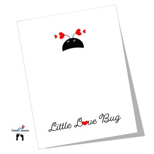 Lady Bug Handprint Art, Valentine's Day Craft for Kids, Little Love Bug ...