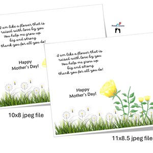 Wildflower Handprint Art, Mother's Day Handprint Craft, I'm Growing ...