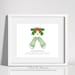 Everlasting Mistletoe Poem, Footprint Art, Mistletoe Footprint, Baby ...