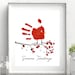 Red Cardinal Handprint Art, Seasons Tweetings Printable, DIY Handprint ...
