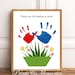 Thank You for Helping Me/us Grow, Flower Handprint Art, Baby, Toddler ...