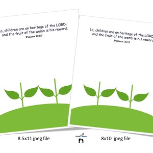 Psalms 127:3, Lo, Children Are an Heritage From the Lord, Flower ...