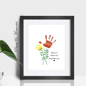 Mother's Day Handprint Art, Flower Bouquet Handprint Craft, Helping Me ...