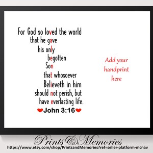 John 3:16, Valentine's Day Craft for Kids, Sunday School Class Activity ...