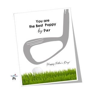 Best Poppy, Pop, Pops, Popi, Pap by Par, Golf Club Footprint Art, Baby ...