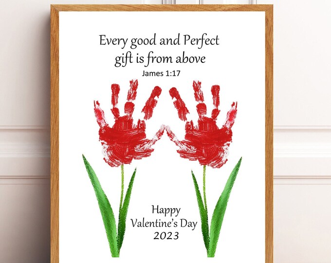 XO Handprint Art, Valentine's Day Craft for Kids, Hugs and Kisses ...