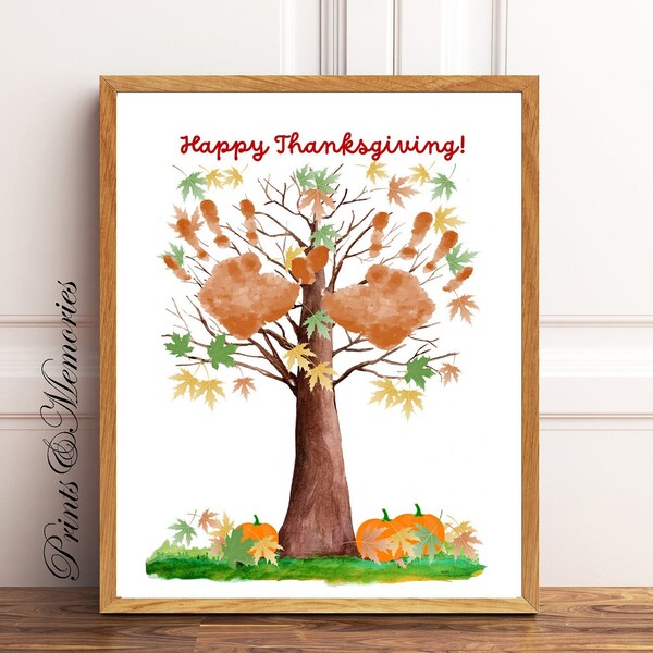 Diy Fingerprint Tree - Etsy