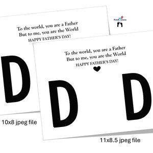 To the World, You Are a Father Quote, Father's Day Craft, Dad Handprint ...