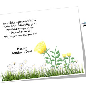 Wildflower Handprint Art, Mother's Day Handprint Craft, I'm Growing ...