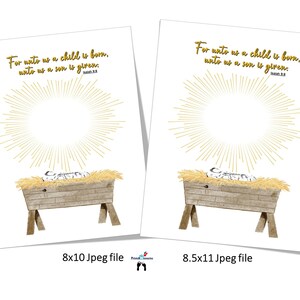 For Unto Us a Child is Born, Isaiah 9:6, Christmas Handprint Art, Jesus ...
