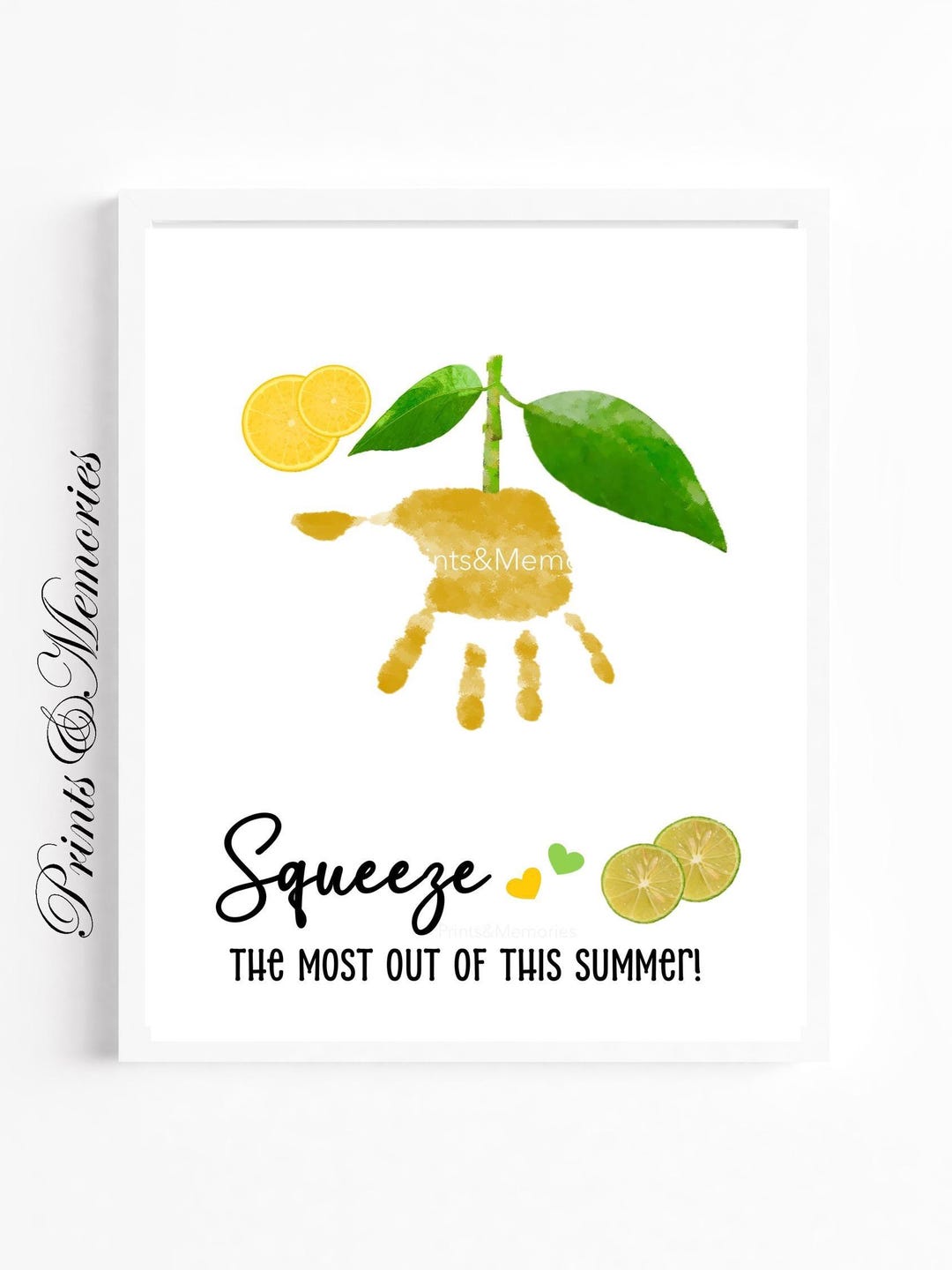 Summer Lemon Handprint Art: Fun Kids Activity (digital Download, PDF ...