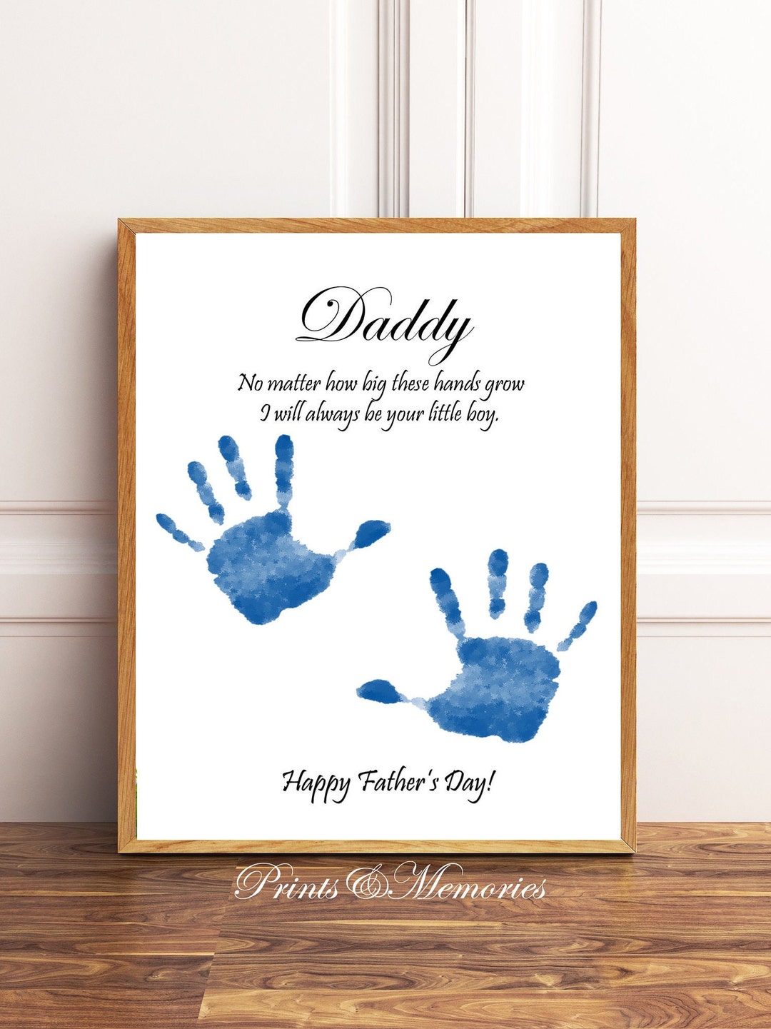 I Will Always Be Your Little Boy/girl, Handprint Keepsake, Child's ...