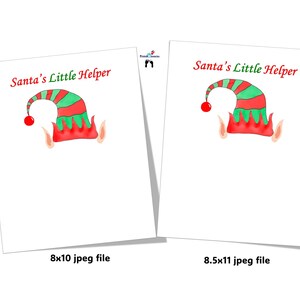 Elf Handprint Art, Santa's Little Helper, Cute Christmas Gift, Baby ...