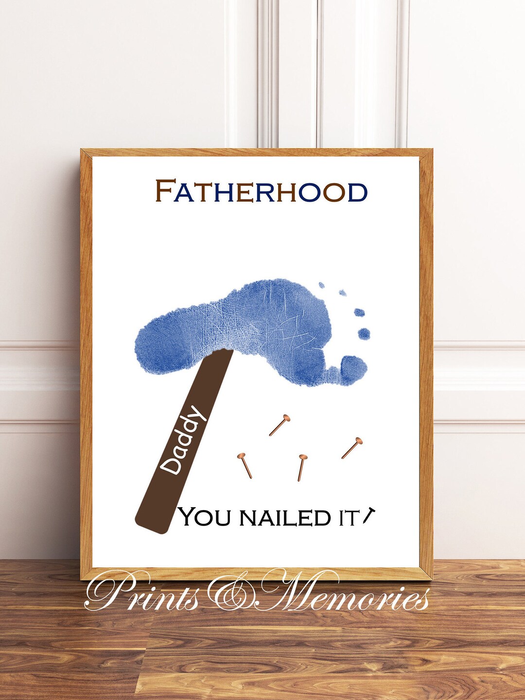 Digital Download, Fatherhood, You Nailed It Father's Day Gift, DIY ...