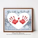 Winter Activity for Kids, Winter Handprint Art, Snowy Day Handprint ...