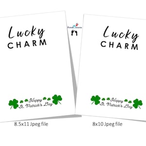 Lucky Charm, Handprint Art, Clover Handprint, St. Patrick's Day Craft ...