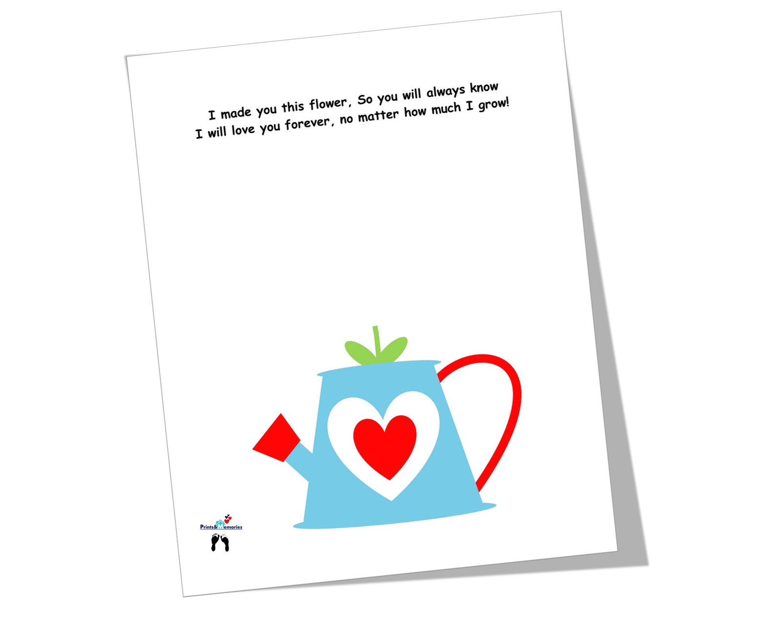 Flower Pot Handprint Art Spring Handprint Template School - Etsy