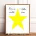 Twinkle, Twinkle Little Star Handprint, New Baby Handprint, Nursery ...