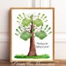 Tree Handprint Art, Kids Craft, DIY Handprint Art Keepsake, Father's ...